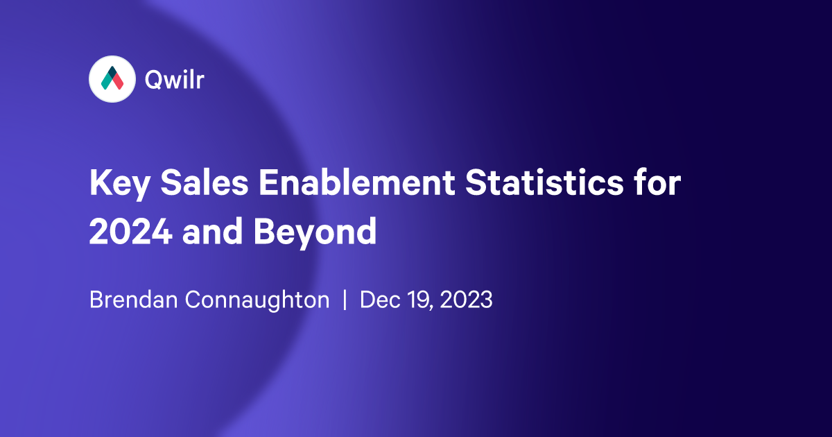 Key Sales Enablement Statistics for 2024 and Beyond