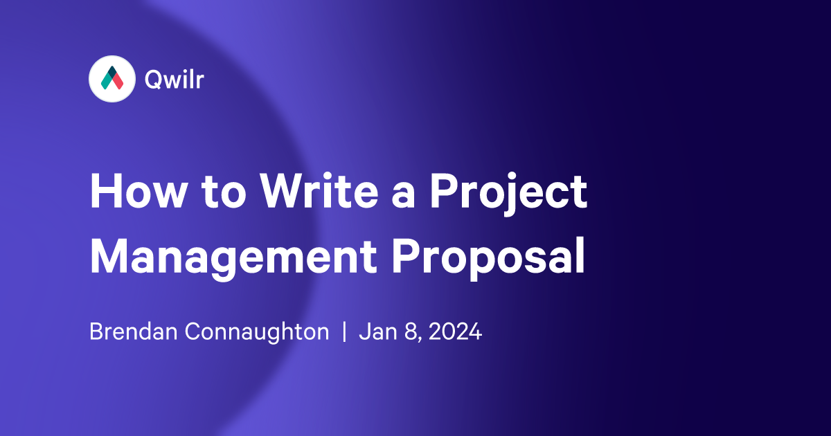 How to Write a Project Management Proposal