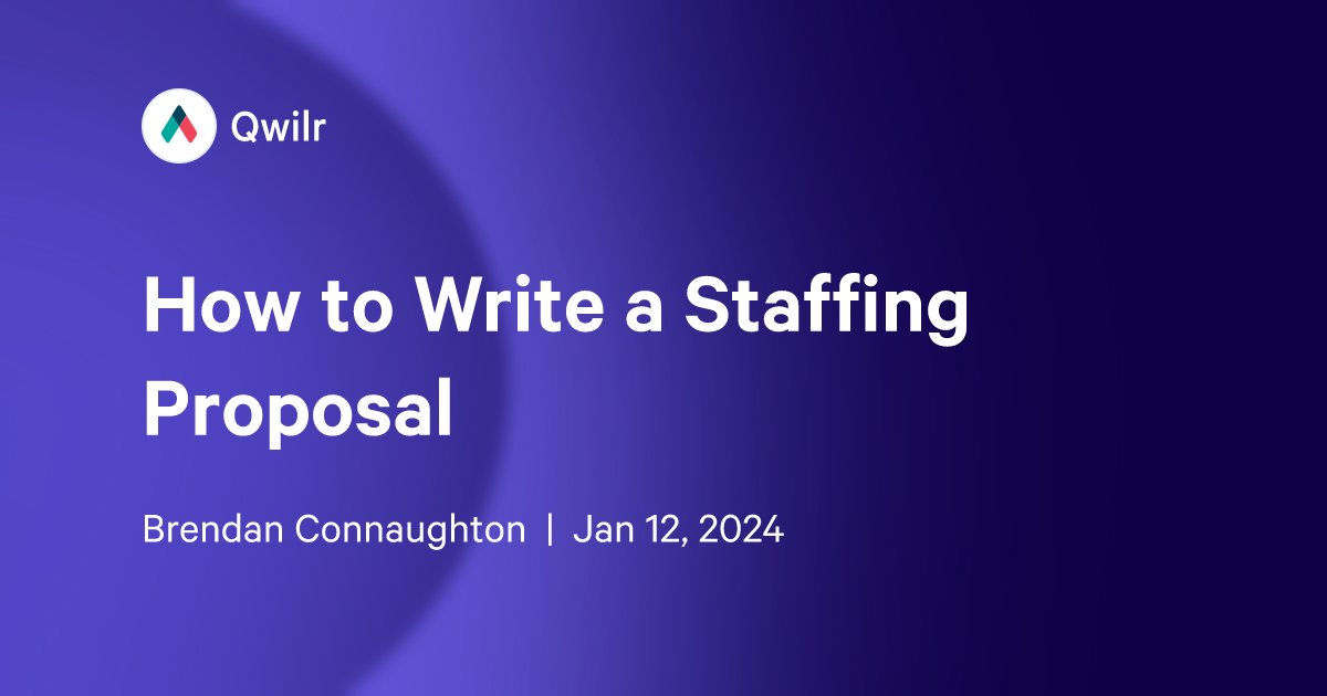 How to Write a Staffing Proposal