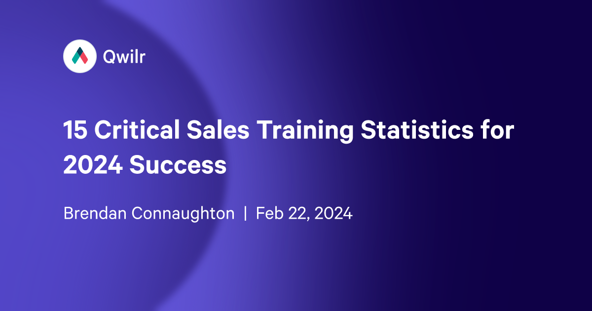 15 Critical Sales Training Statistics for 2024 Success