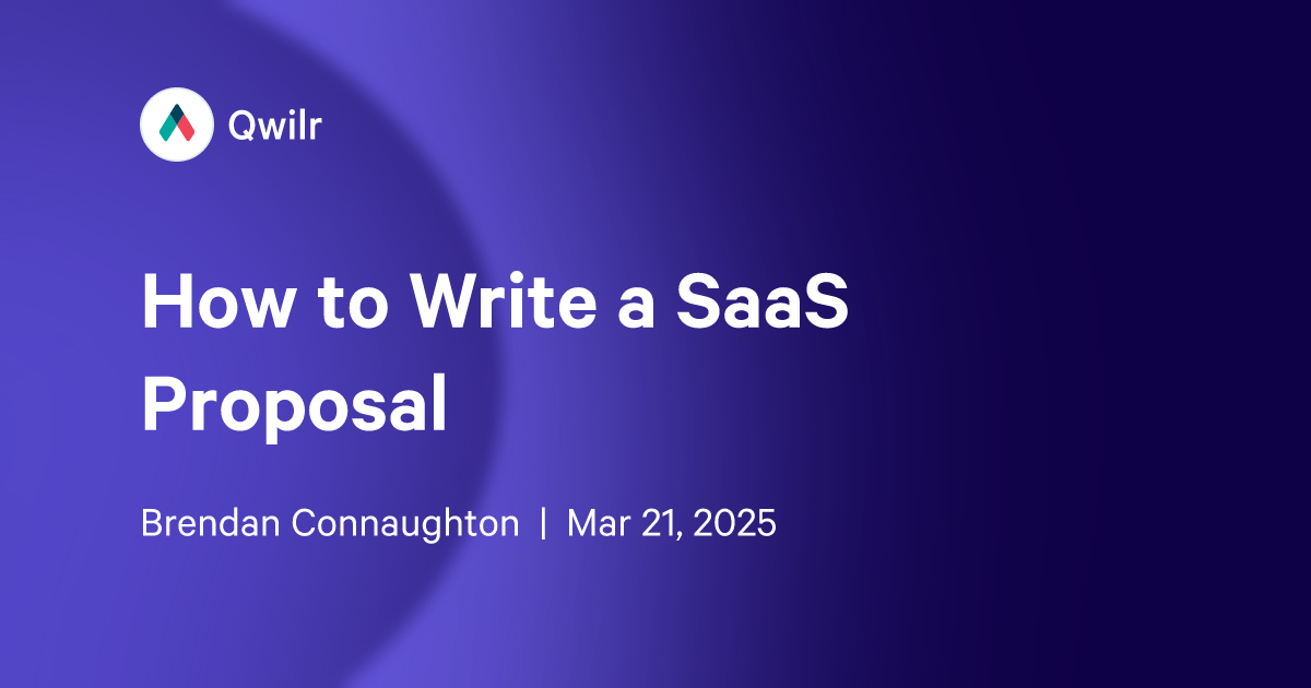 How to Write a SaaS Proposal [+Template]