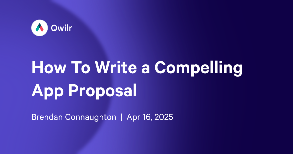How To Write a Compelling App Proposal in 2025