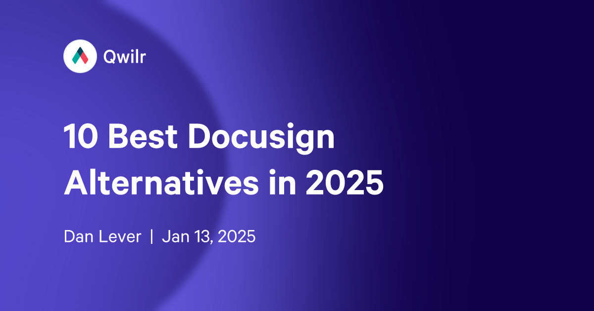 10 Best Docusign Alternatives in 2025