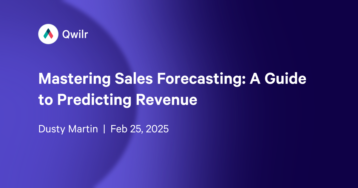 Mastering Sales Forecasting A Guide To Predicting Revenue