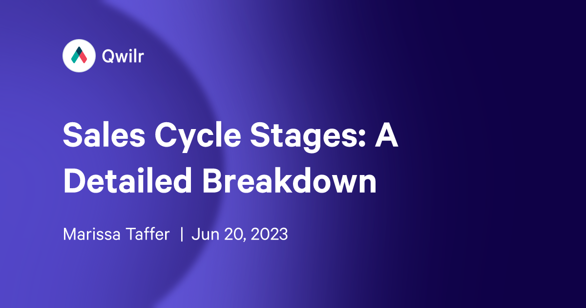 Sales Cycle Stages: A Detailed Breakdown [2024 Edition]