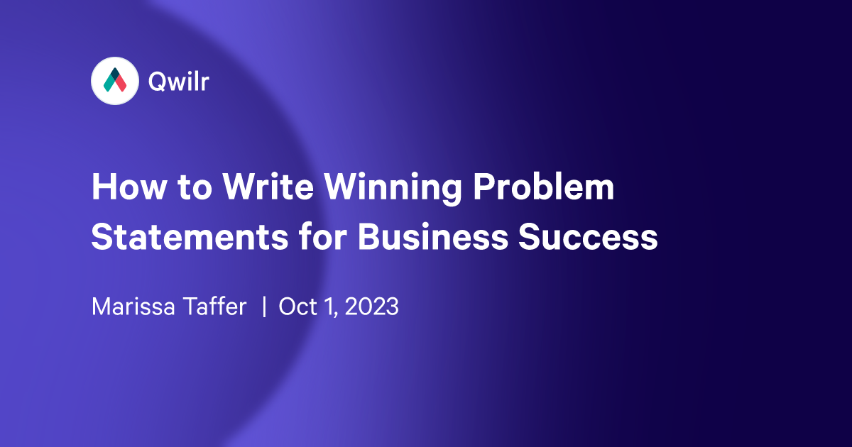 How to Write Winning Problem Statements for Business Success
