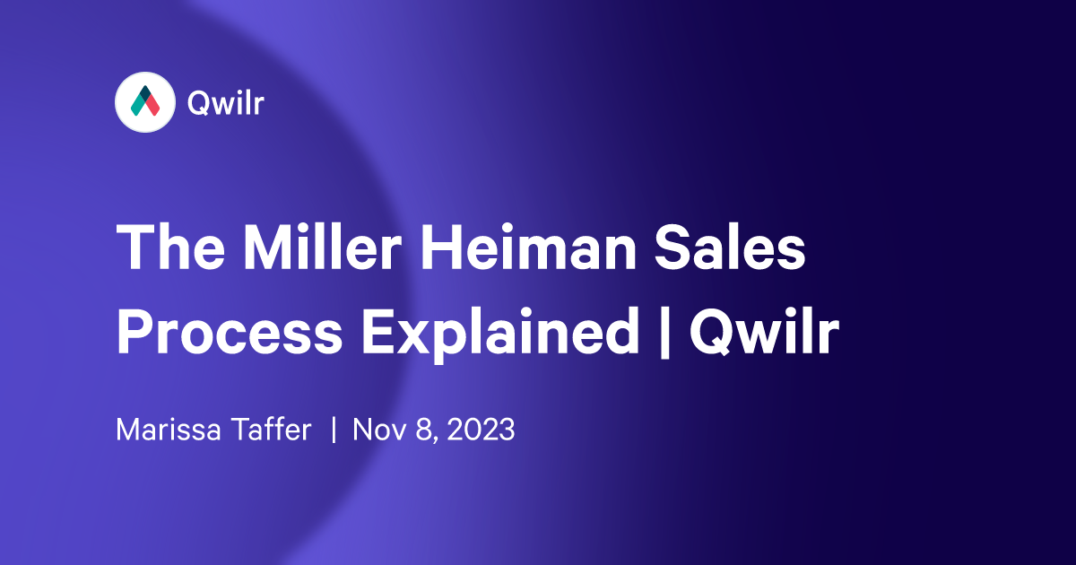 The Miller Heiman Sales Process Explained | Qwilr