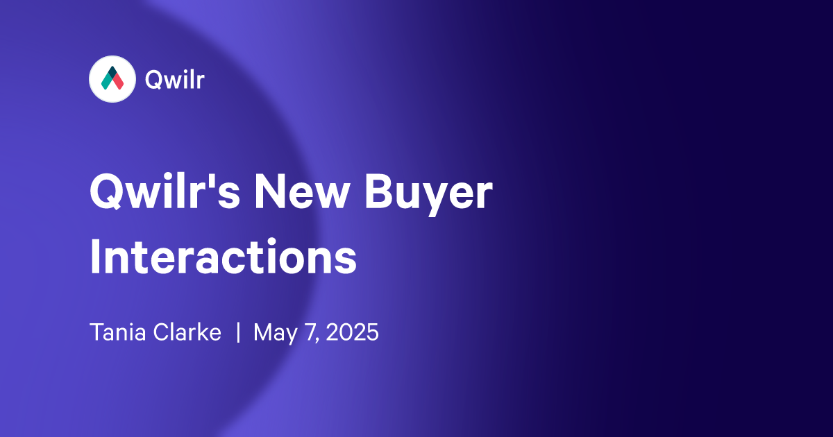Qwilr's New Buyer Interactions