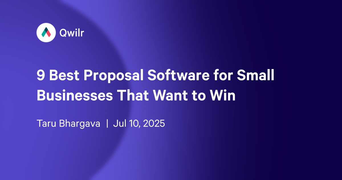 9 Best Proposal Software for Small Businesses That Want to Win