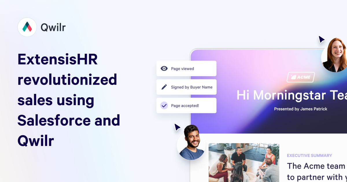 ExtensisHR revolutionized sales using Salesforce and Qwilr