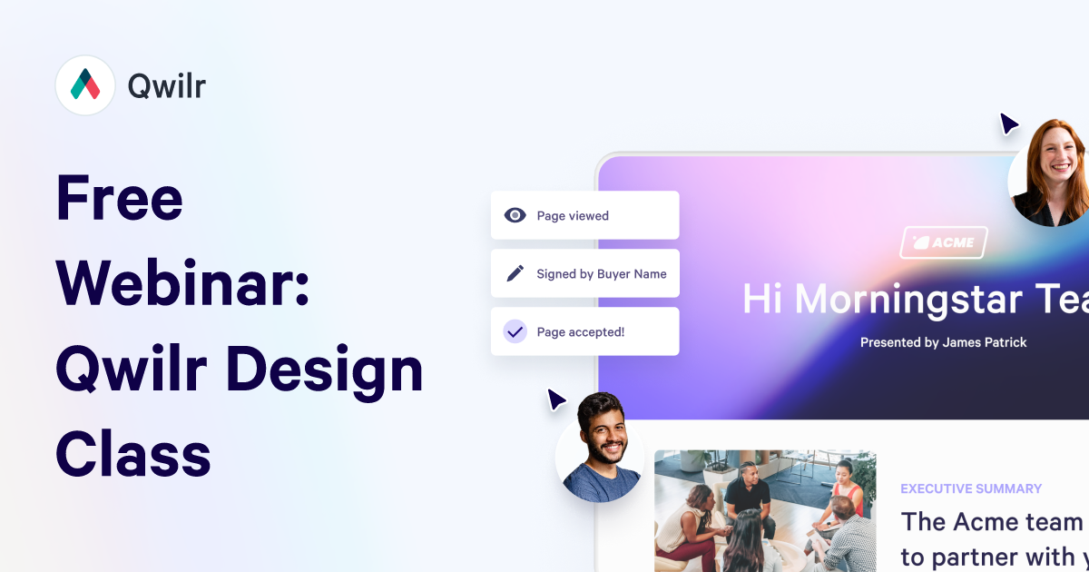 Free Webinar: Qwilr Design Class