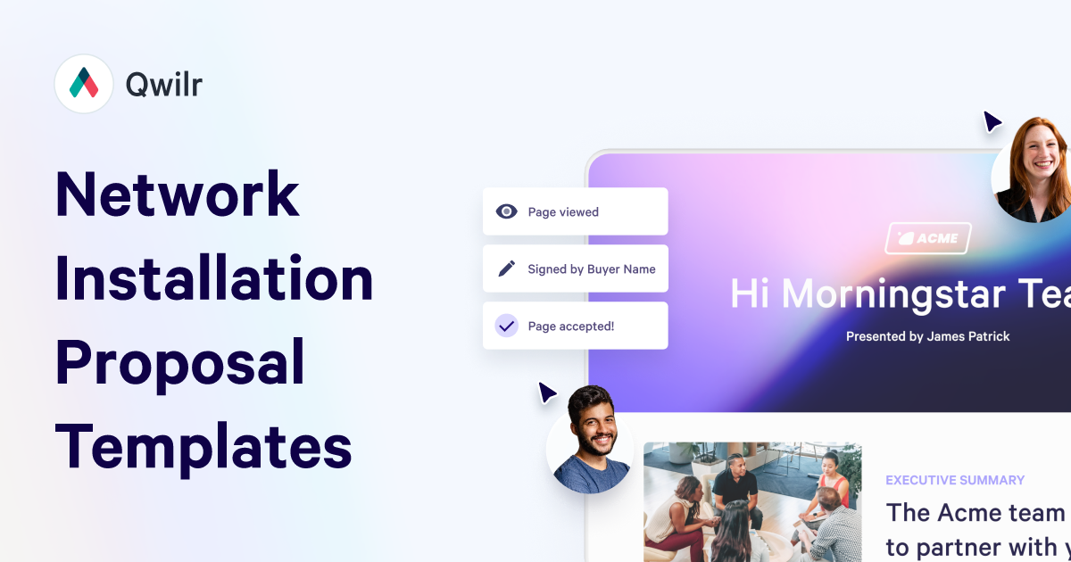 Network Installation Proposal Templates [2025 Edition] | Qwilr