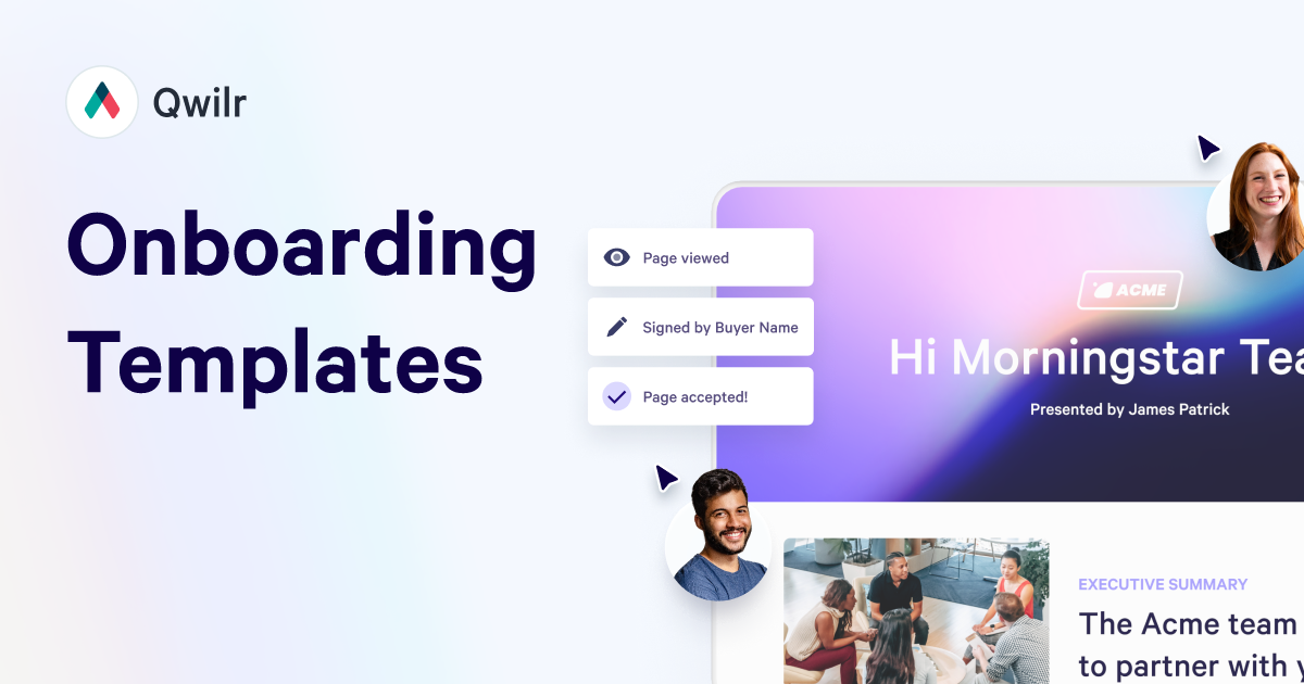 Customer Onboarding Templates | Impress New Clients | Qwilr