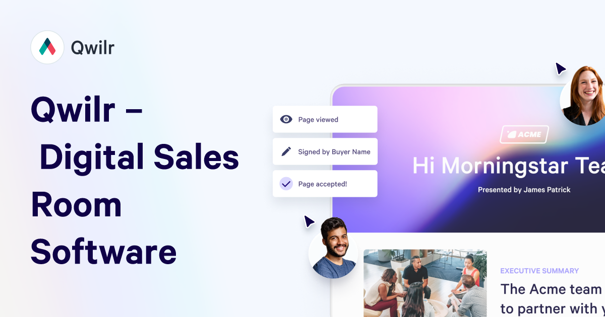 Digital Sales Room Software | Free 14-Day Trial | Qwilr