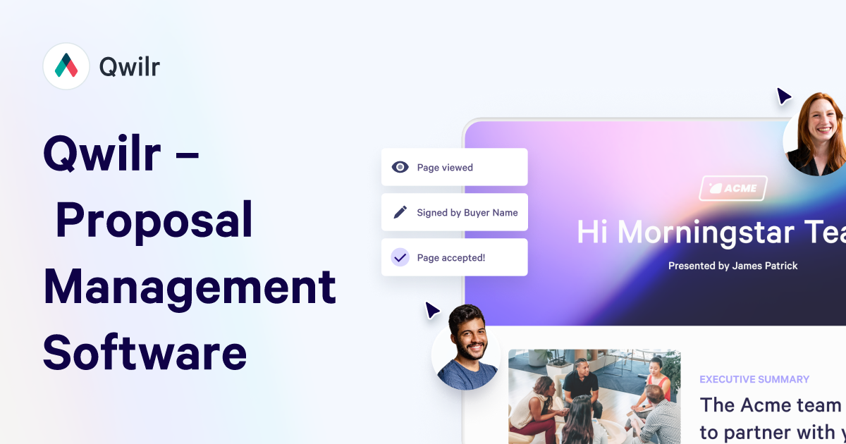 Proposal Management Software | Free 14-Day Trial | Qwilr