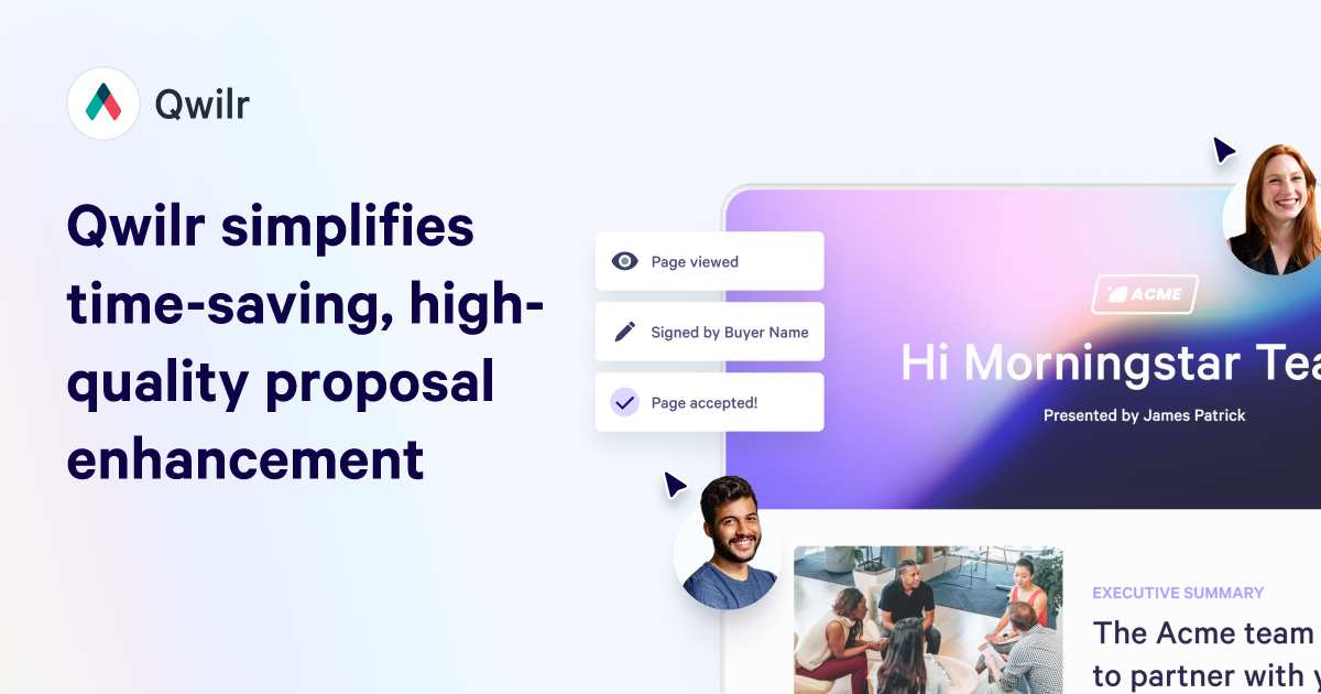 Qwilr simplifies time-saving, high-quality proposal enhancement |Qwilr
