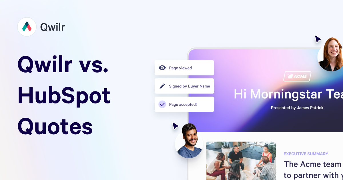 Qwilr vs. HubSpot Quotes | Find Out Which Is Better
