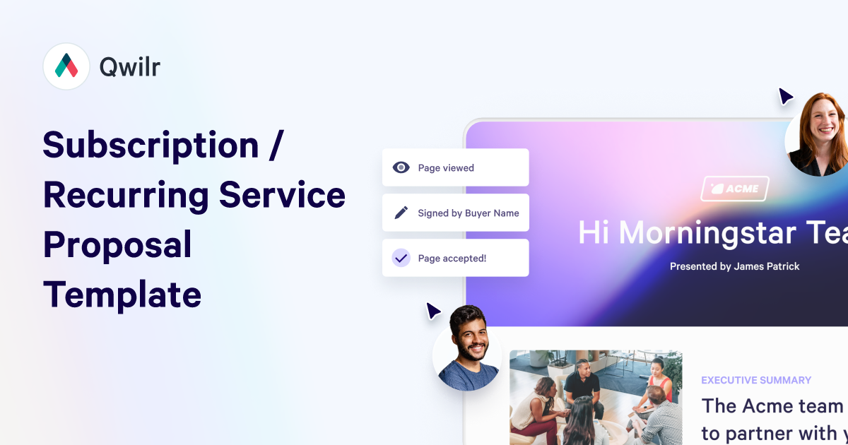 Subscription / Recurring Service Proposal Template