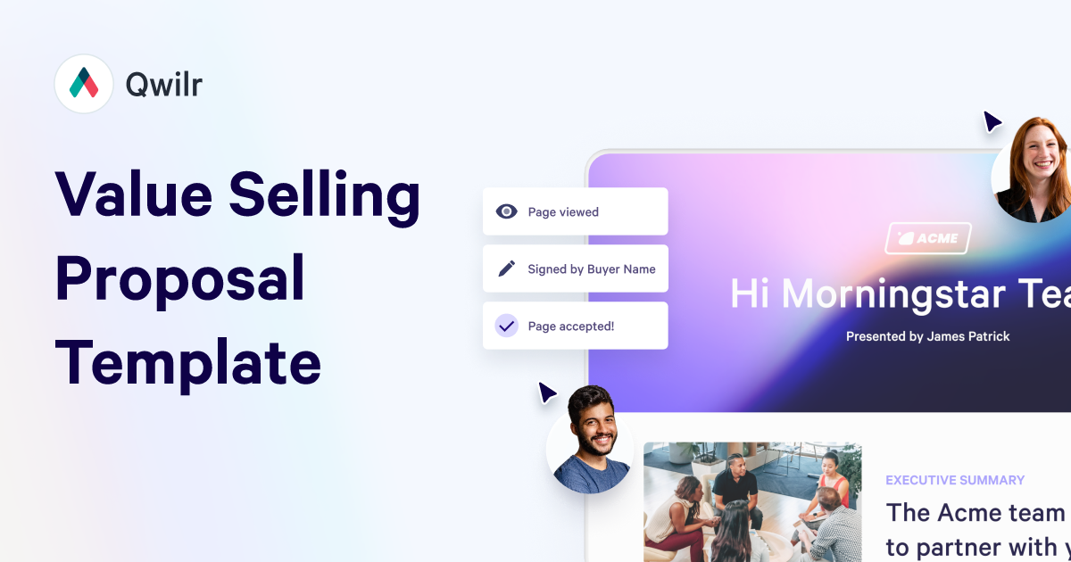 Value Selling Proposal Template [2025 Edition] | Qwilr