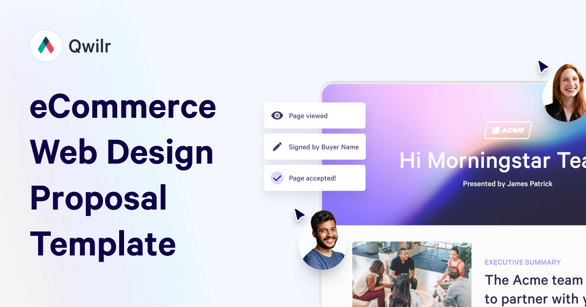 eCommerce Web Design Proposal Template | Qwilr